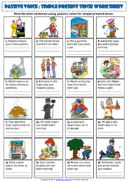 Passive Voice ESL Printable Worksheets and Exercises